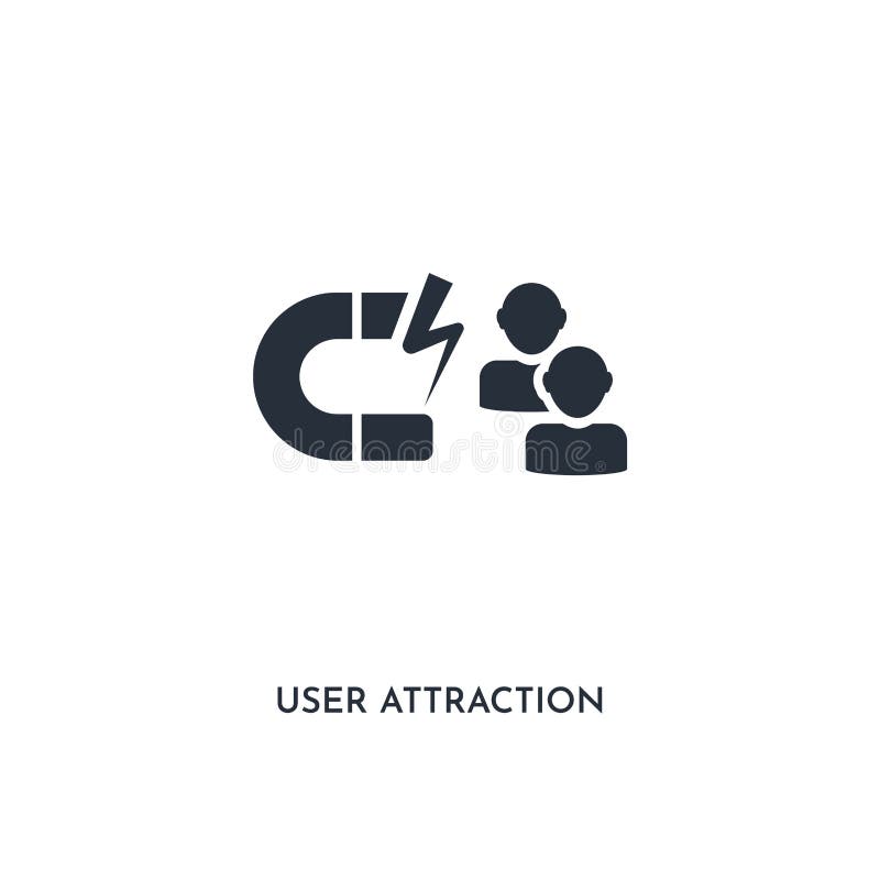 User Attraction Base Outline Icon. Simple Linear Element Illustration ...