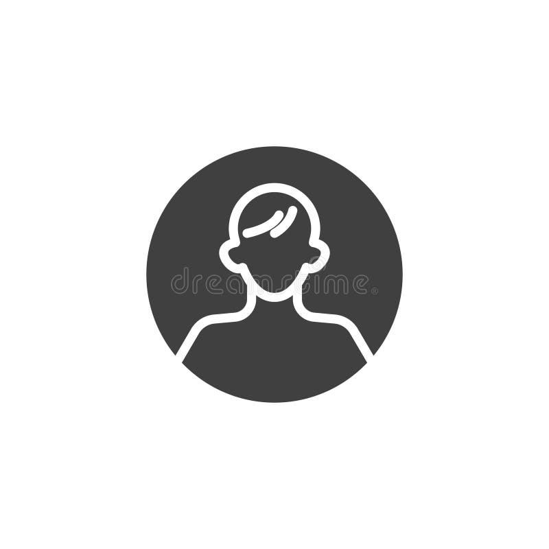 User Avatar in a Circle Vector Icon Stock Vector - Illustration of ...