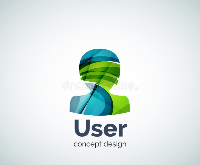 User avatar logo template stock vector. Illustration of logotype - 79551806