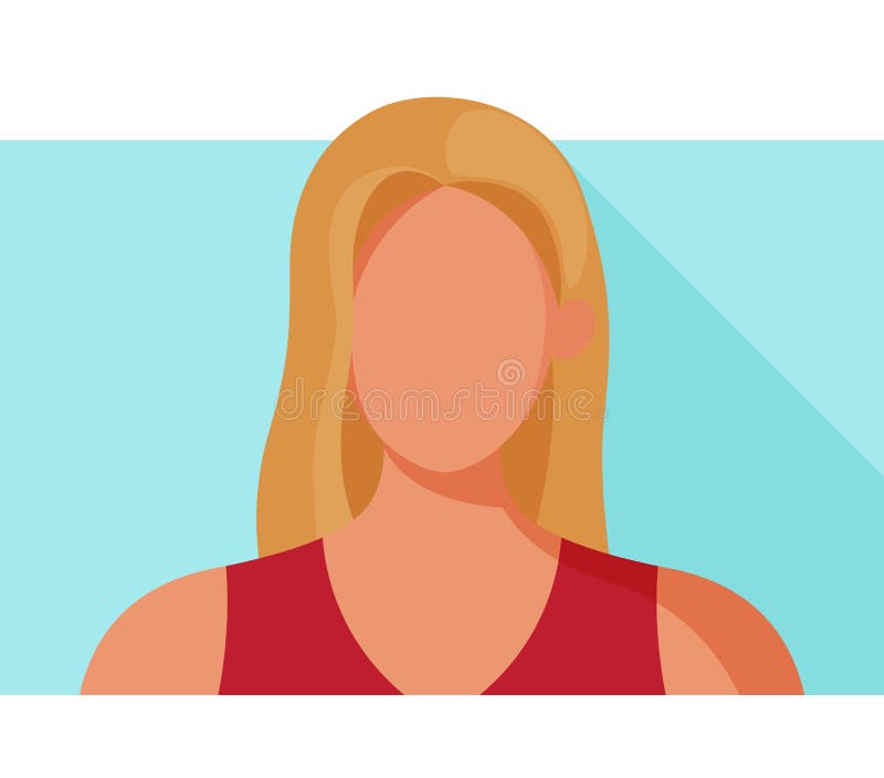 User Avatar - Young Lady - Stock Icon Stock Vector - Illustration of ...