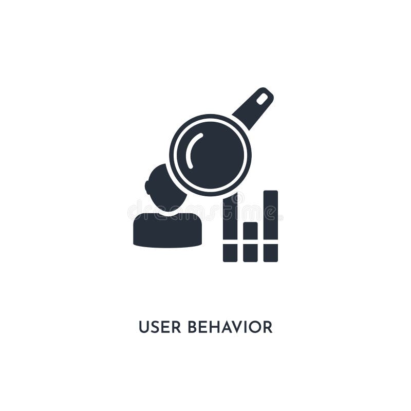 User Behavior Icon Vector Sign And Symbol Isolated On White Background ...