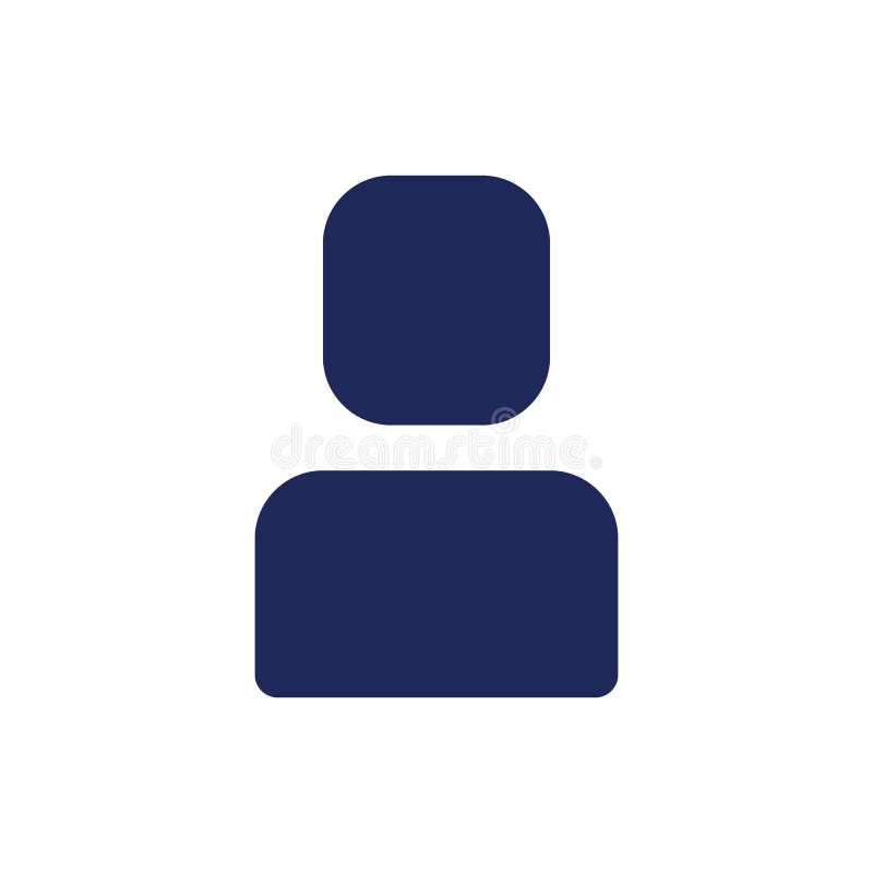 User black glyph ui icon stock vector. Illustration of member - 256665751