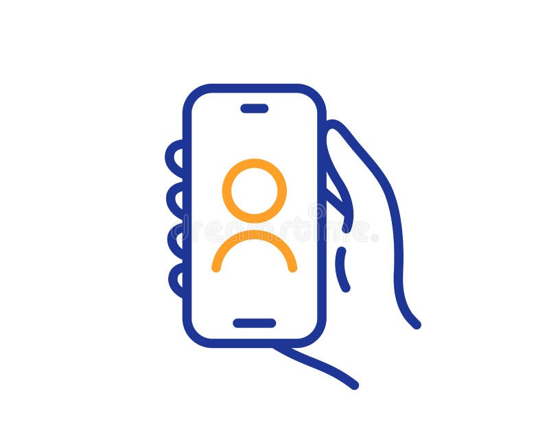 User Call Icon, Incomimg Phone, Mockup Digital Mobile, Flat Design ...