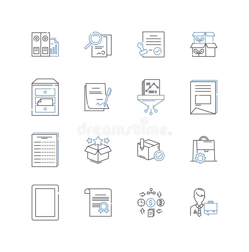 User-centered Design Line Icons Collection. Empathy, Research ...