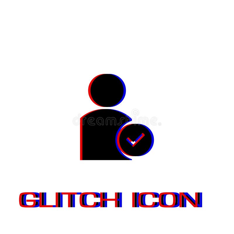 User check icon flat stock illustration. Illustration of checkmark ...