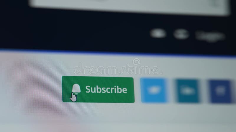 Red Subscription Button for Different Channels To Attract More Viewers ...