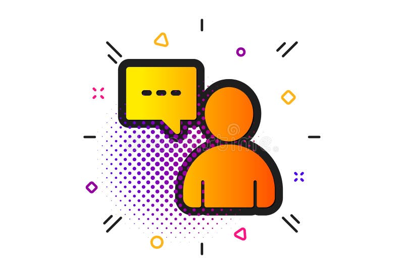 User Communication Icon. Profile Sign. Vector Stock Vector ...