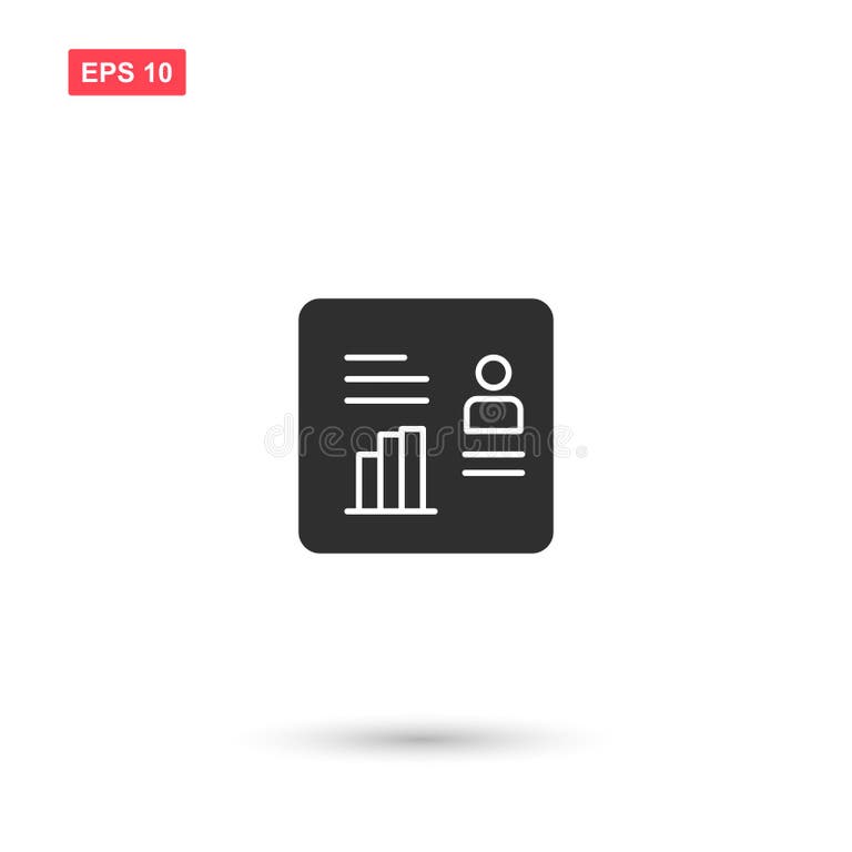 User Data Icon Vector Design Isolated Stock Vector - Illustration of ...
