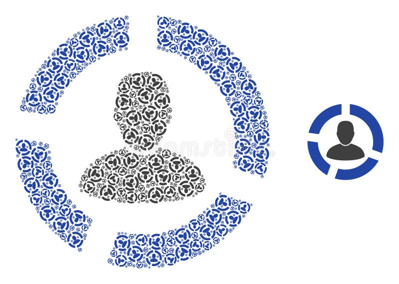 User Diagram Icon. this Isolated Flat Symbol Uses Modern Corporation ...