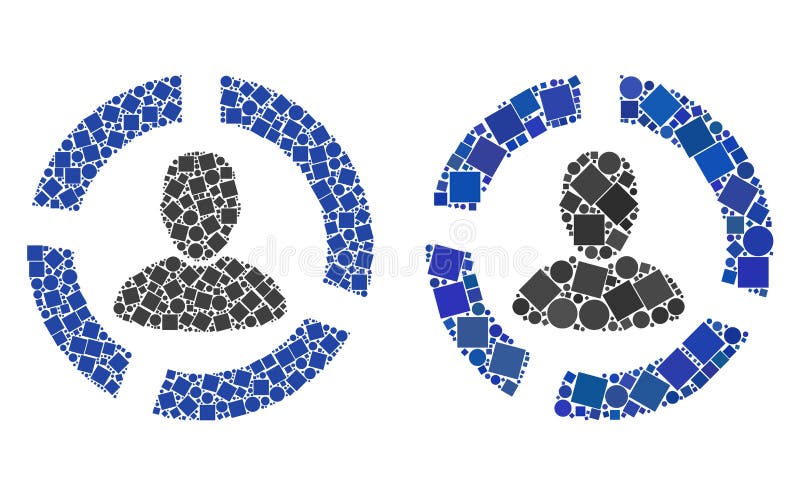User Diagram Icon. this Isolated Flat Symbol Uses Modern Corporation ...
