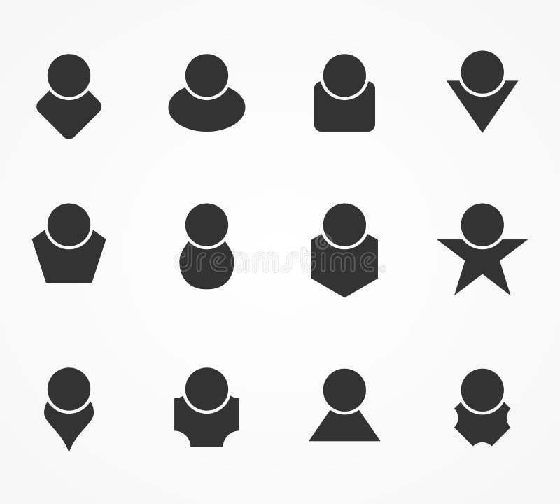 User Different Icons stock vector. Illustration of file - 69948519