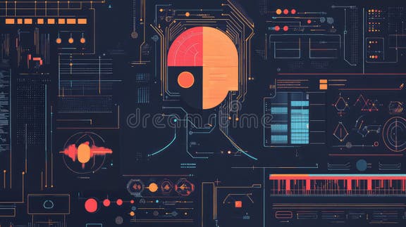 User Elevating AI Interface Stock Illustration - Illustration of intelligence, elevating: 402462982