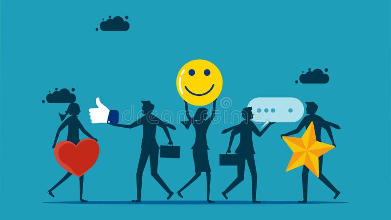 User Experience or Customer Satisfaction. Assessment Concept. Vector ...