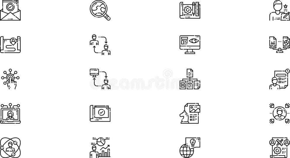 User Experience Icons High-Quality Vector Icons Collection with ...