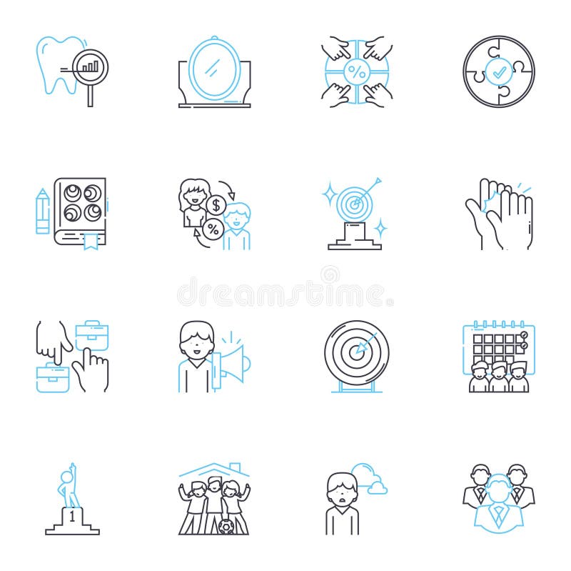 User Experience Linear Icons Set. Empathy, Intuitive, Navigation ...