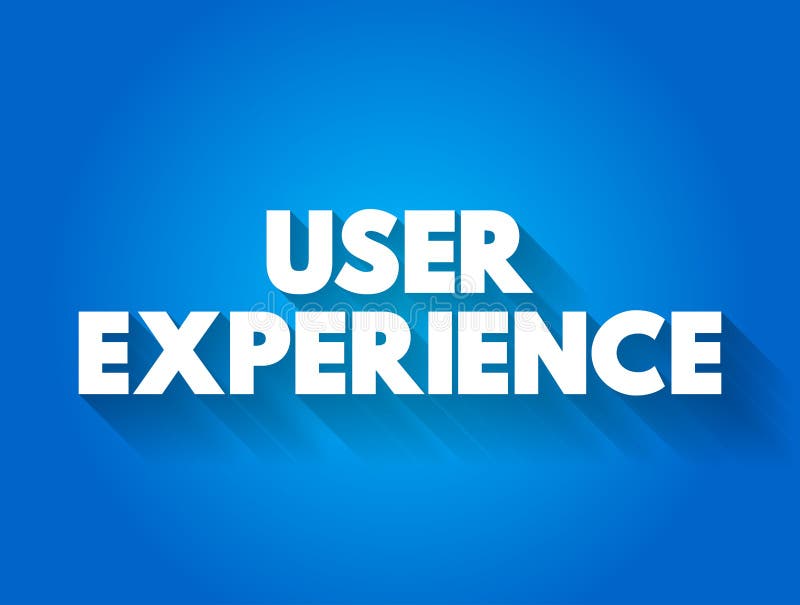 User Experience Text Quote, Business Concept Stock Illustration ...