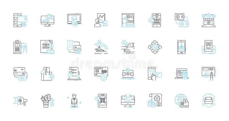 User Exploration Linear Icons Set. Research, Insight, Observation ...