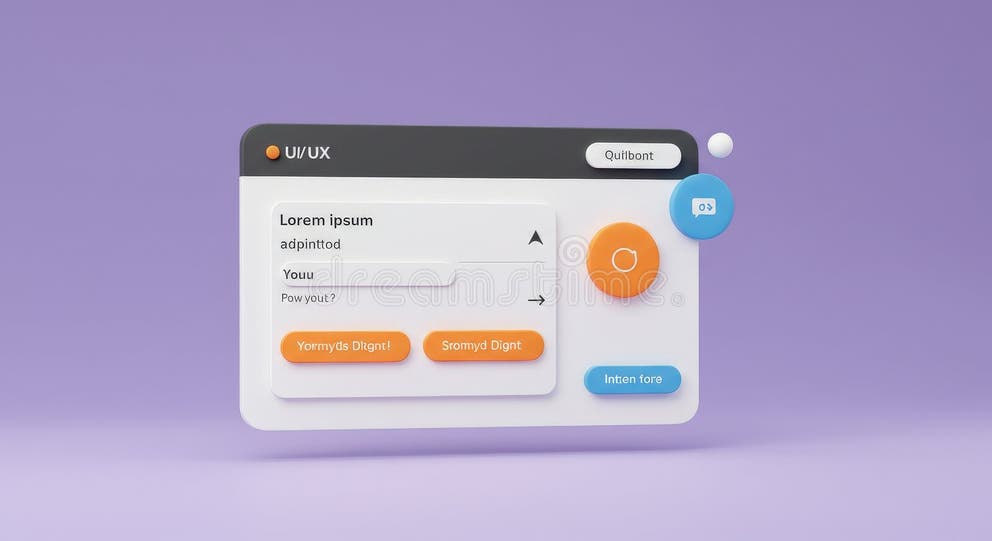 A User-friendly Digital Interface Featuring a Text Input Field, Buttons ...