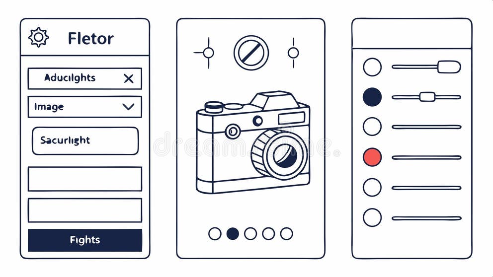 Mobile App Interface Vector Ui Design For Smartphone Apps And User Experience Vector Design