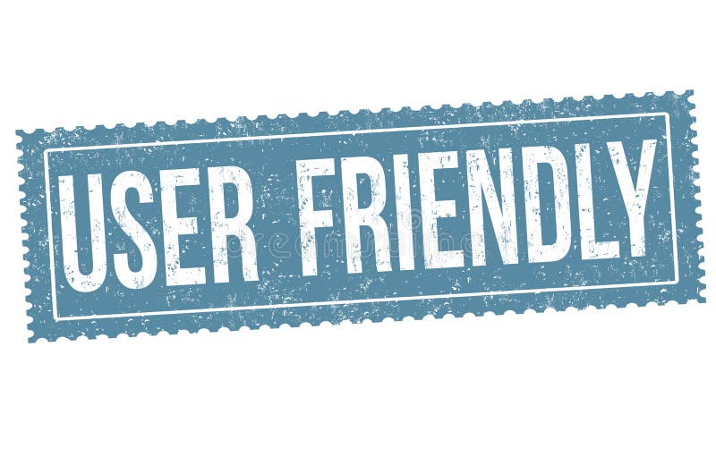 User Friendly Sign or Stamp Stock Vector - Illustration of banner ...