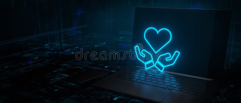 User Friendly Technology Concept Internet Online User 3d Illustration ...