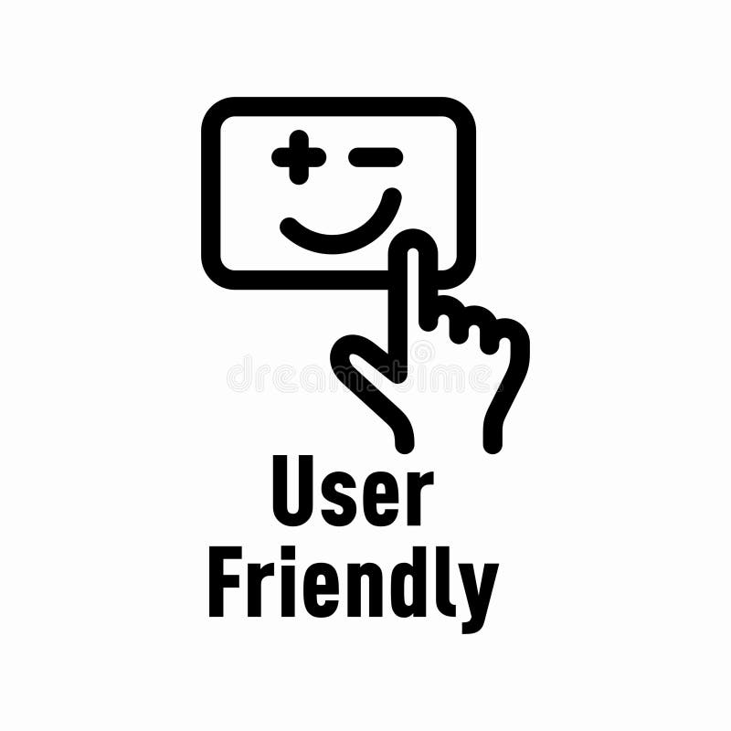 User Friendly Vector Information Sign Stock Vector - Illustration of ...