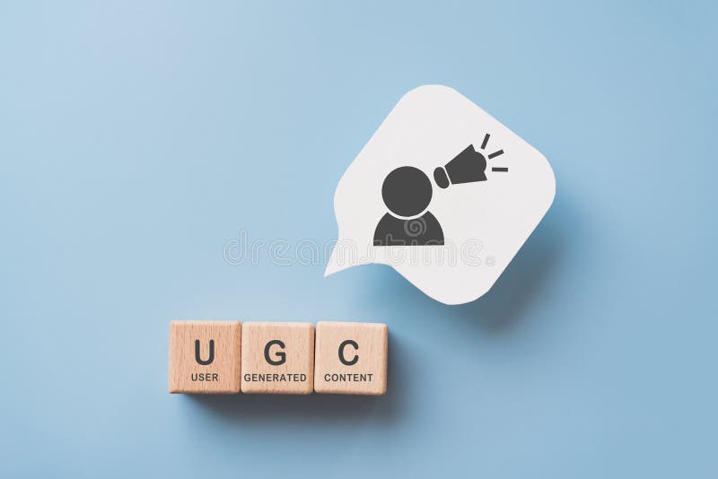 User-generated Content Concept.UGC, Online Marketing. Customer Create ...