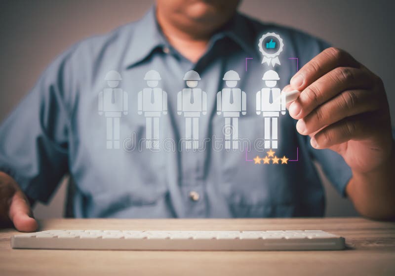 User Give Rating Service Experience Checkbox Online Stock Image - Image ...