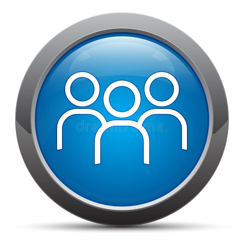 User Profile Icon Flat Vector Illustration Design Round Buttons ...