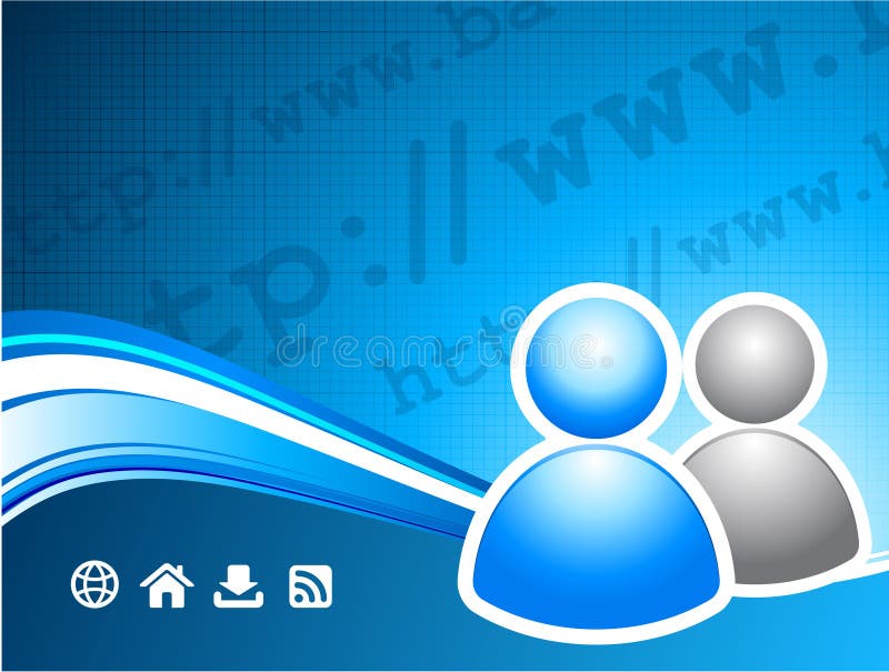 User Group on Internet Background Stock Illustration - Illustration of ...