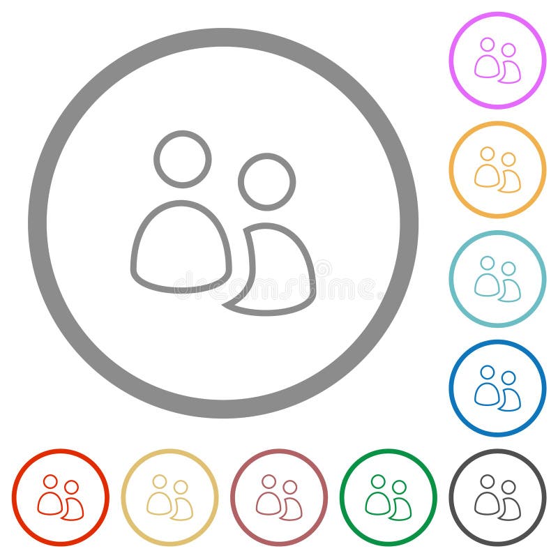 Team Flat Symbols Outlines Stock Illustrations – 75 Team Flat Symbols ...