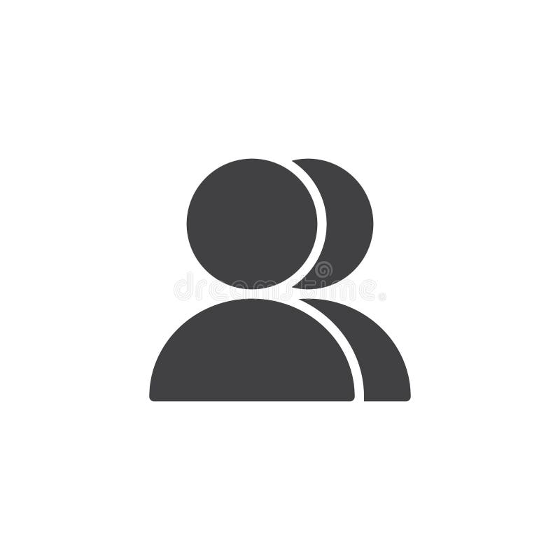 User group vector icon stock vector. Illustration of flat - 131360155