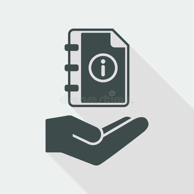 User Guide Book - Vector Icon Stock Vector - Illustration of brochure ...