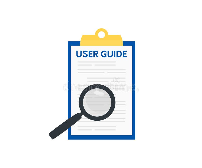 User Guide Document or Notepad Icon Design. Handbook, Instruction and ... User Guide Document or Notepad Icon Design. Handbook, Instruction and ...