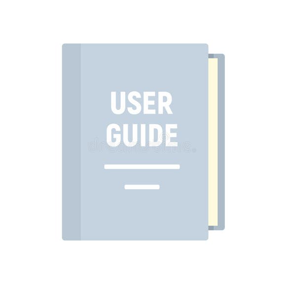 User Guide Icon, Flat Style Stock Vector - Illustration of design, flat ...