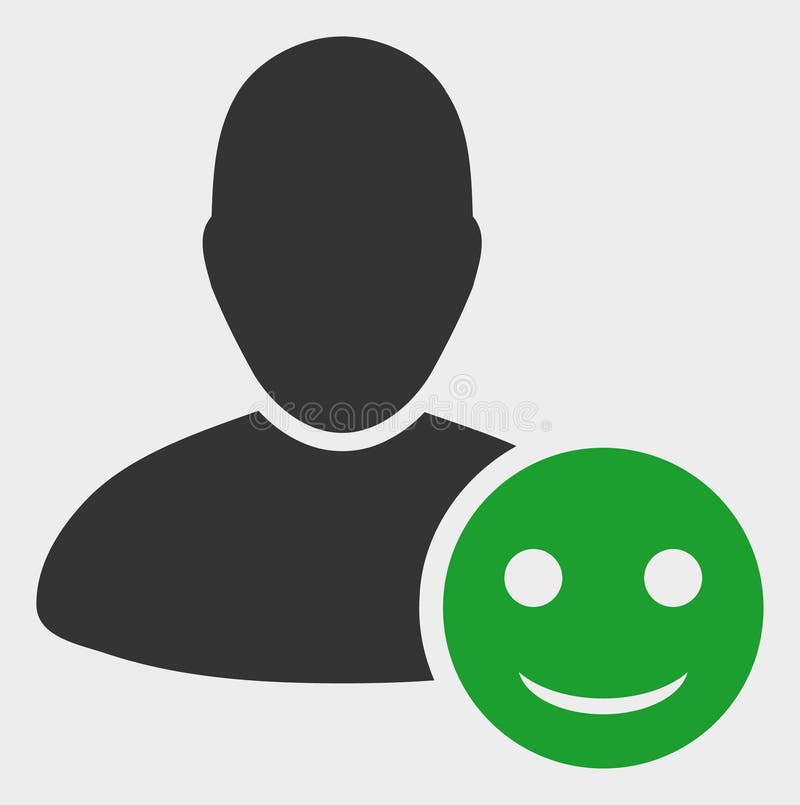 User Happy Emotion Triangle Lowpoly Flat Icon Stock Vector ...