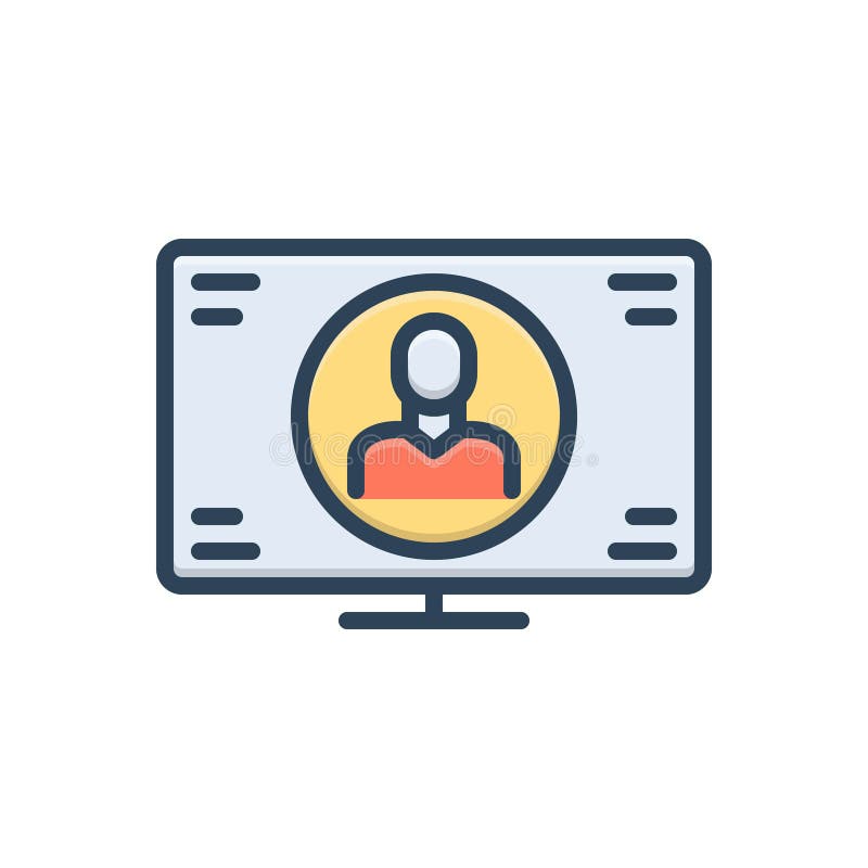 Two Color Admin Vector Icon from Strategy Concept. Isolated Blue Admin ...