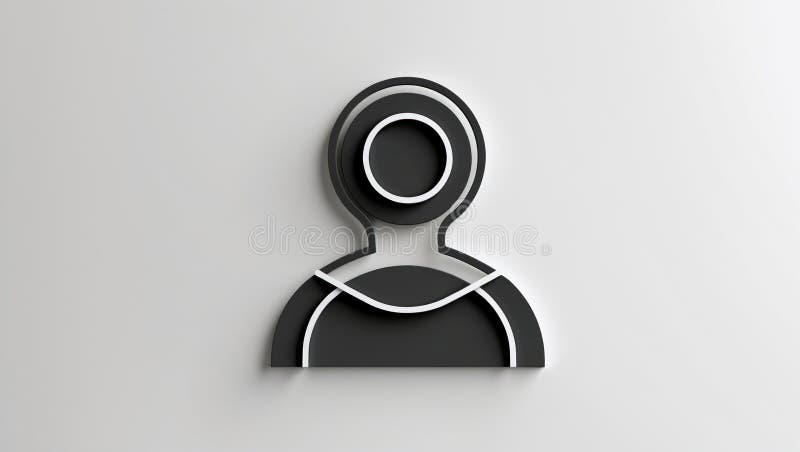 User Icon Design: Modern, Minimalist Profile Symbol for Digital ...