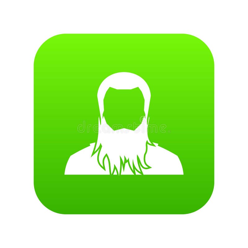 User icon digital green stock vector. Illustration of leadership ...