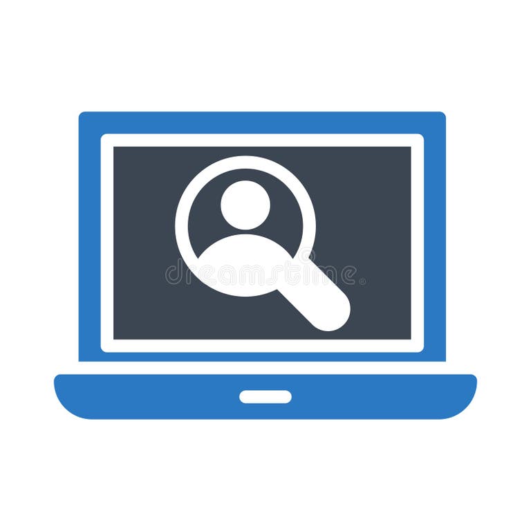 User Glyph Colour Vector Icon Stock Illustration - Illustration of ...