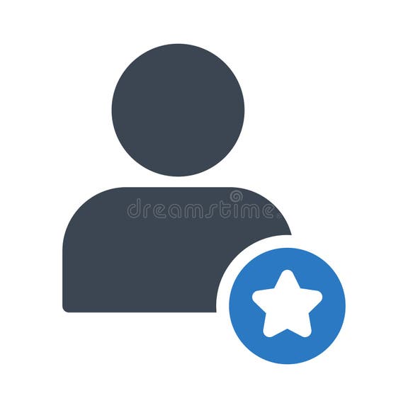 User Glyph Colour Vector Icon Stock Illustration - Illustration of ...