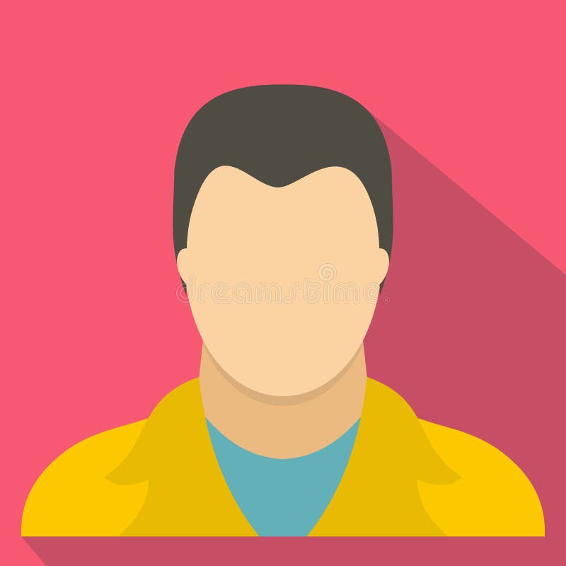 User icon, flat style stock vector. Illustration of internet - 80479857