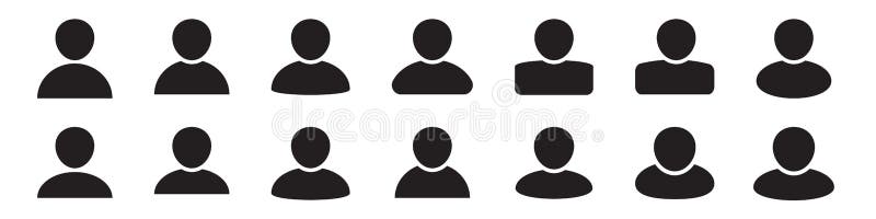 User Icon in Flat Style, Person Icon, User Icon for Web Site, User Sign ...