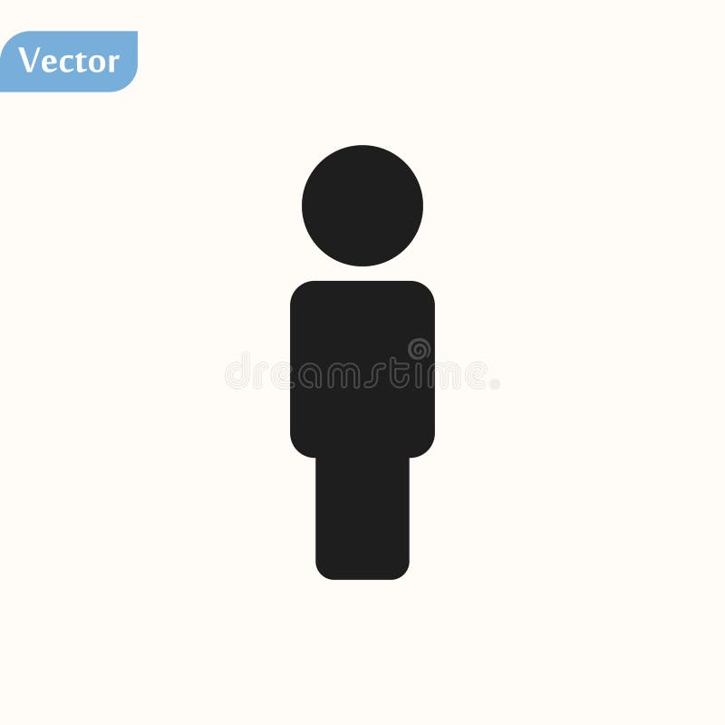 No User Sign Icon. Do Not Enter Person Symbol. Human Avatar. Red ...