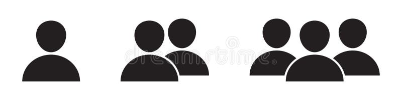 User Icon and People Icon, Team Icon, Group Icon, Solid Vector ...