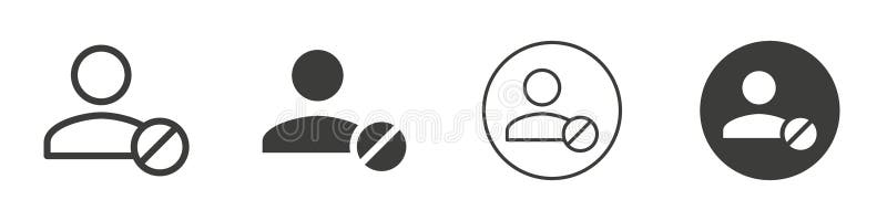 User Icon Simple Outline Vector Logo Stock Illustration - Illustration ...