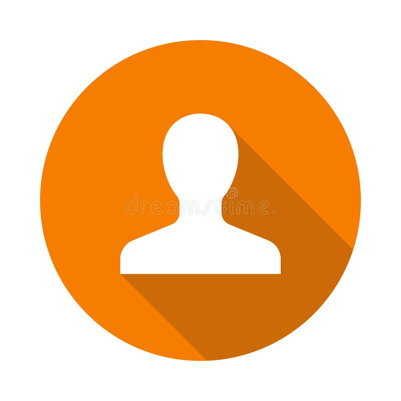 Vector User Icon Modern Flat Design Stock Vector - Illustration of ...