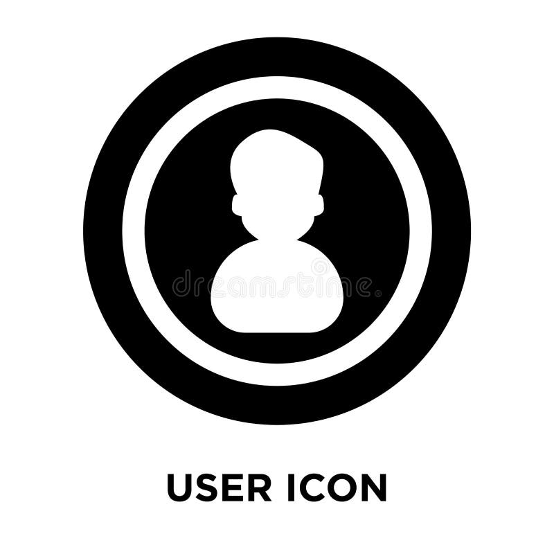 User Icon Vector Isolated on White Background, Logo Concept of U Stock ...