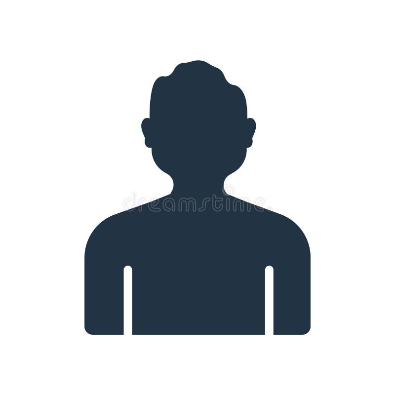 User Icon Vector Sign and Symbol Isolated on White Background, U Stock ...