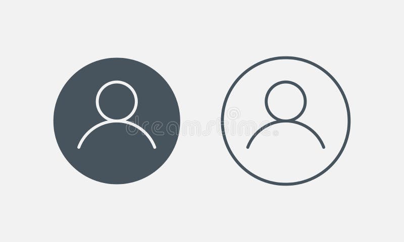 User Icon Vector. People Head Avatar Illustration Stock Vector ...